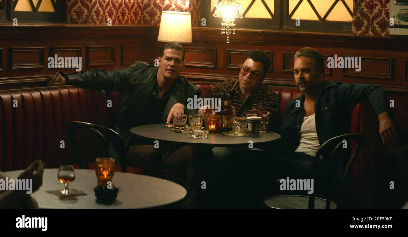 INSIDE MAN, from left: Greg Finley, Vincent Laresca, Kyle Stefanski ...