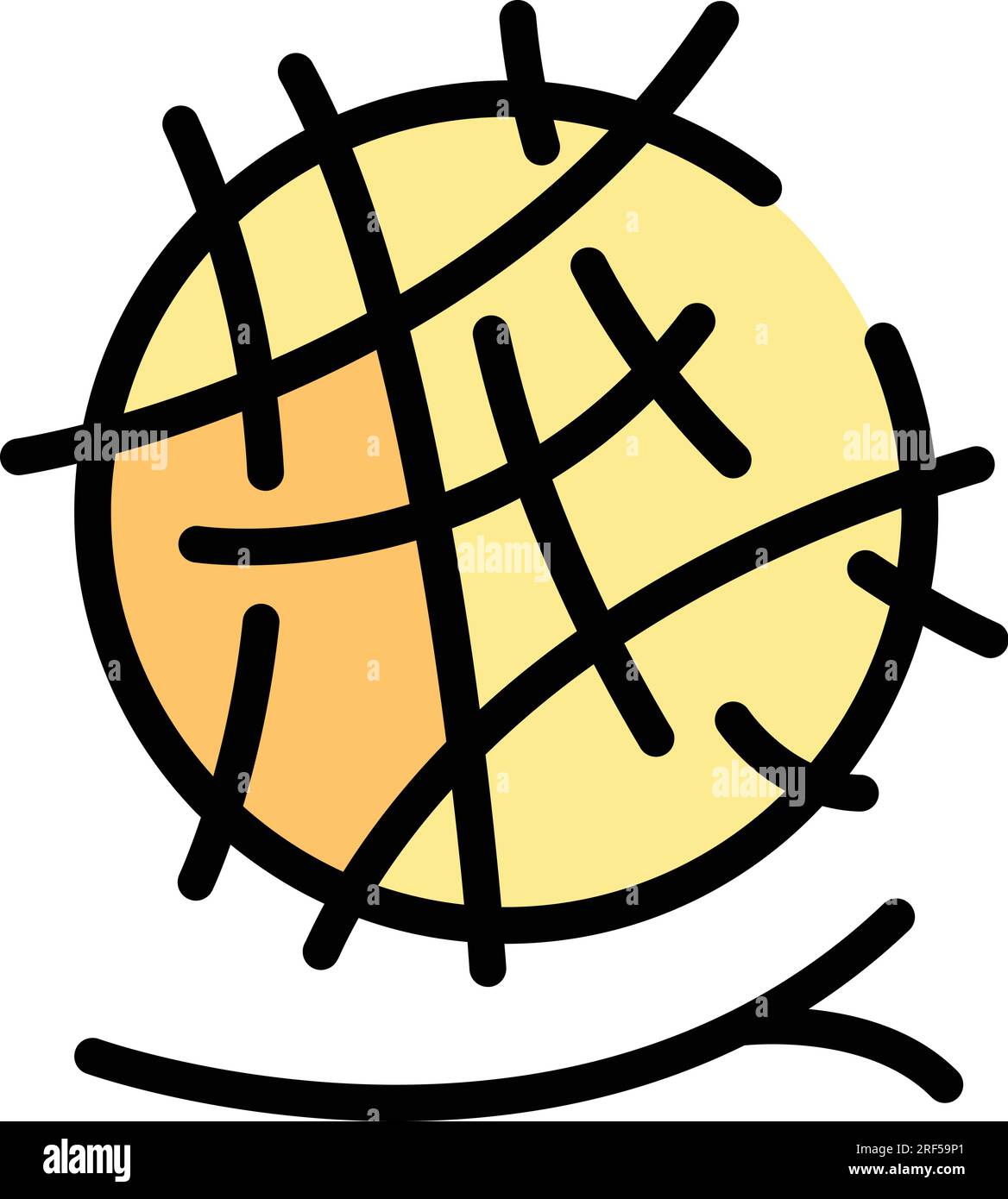 Desert tumbleweed icon outline vector. Western ball. Dead bush color ...