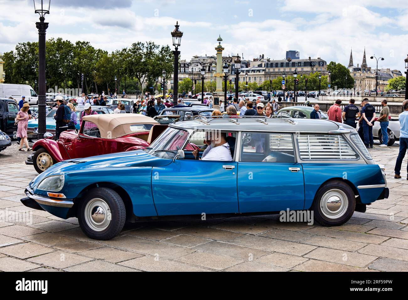 Paris, France. 30th July, 2023. Citroen DS Break presented at the 16th ...