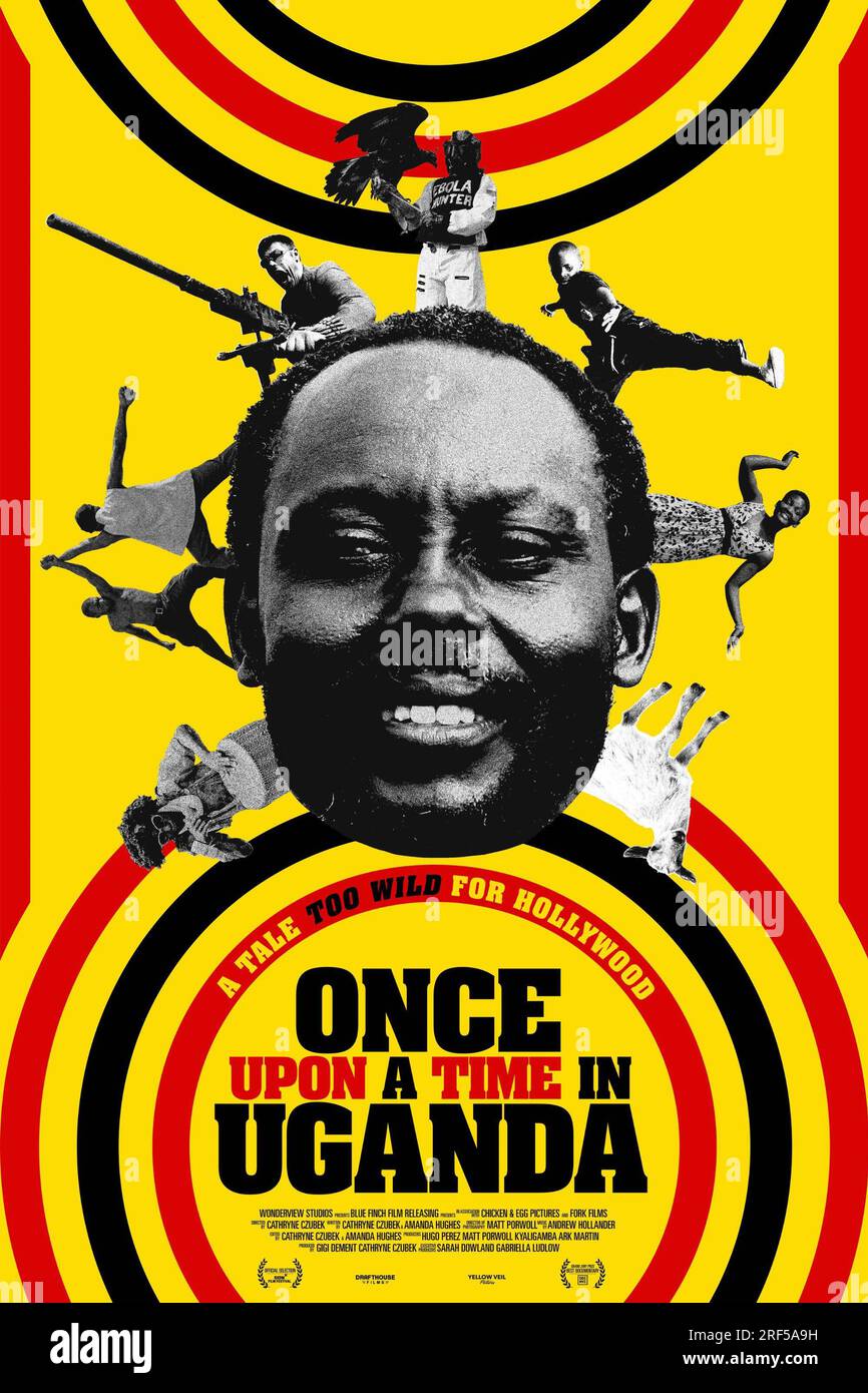 ONCE UPON A TIME IN UGANDA, poster, center: Ugandan filmmaker Nabwana I ...