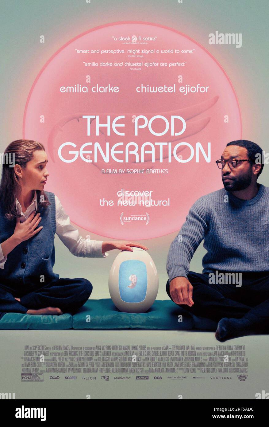 THE POD GENERATION, US poster, from left: Emilia Clarke, Chiwetel ...