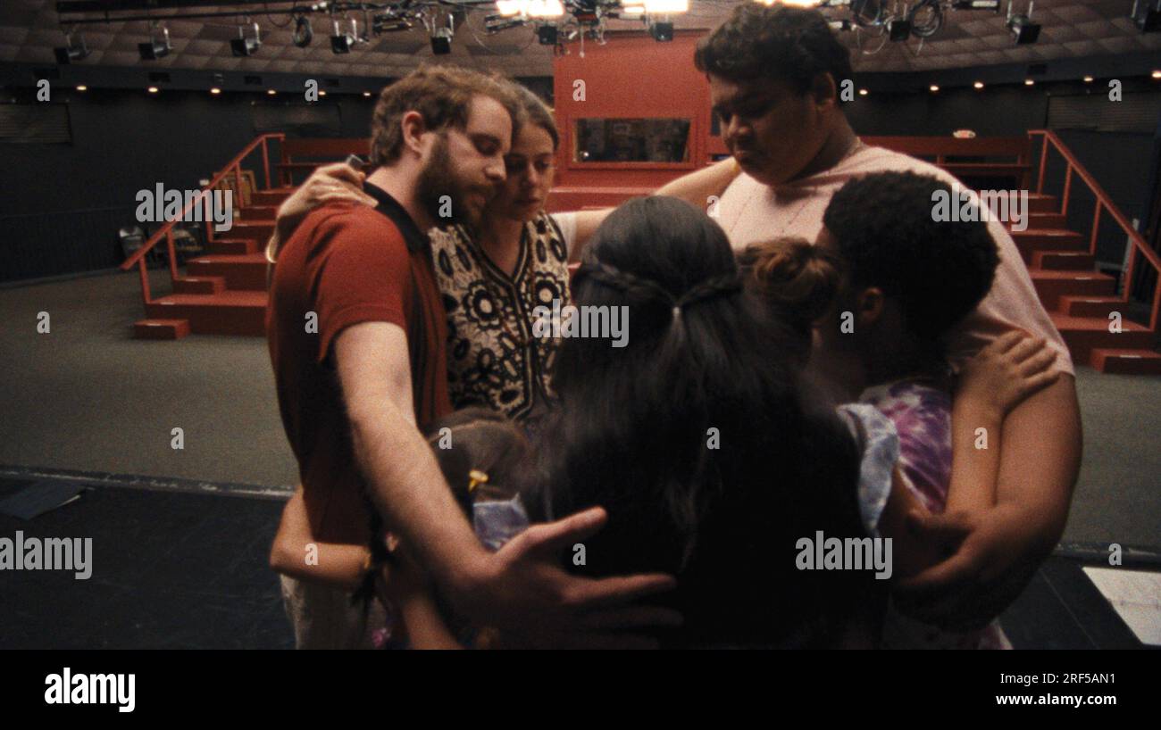 THEATER CAMP, from left: Ben Platt, Molly Gordon, Luke Islam, 2023 ...