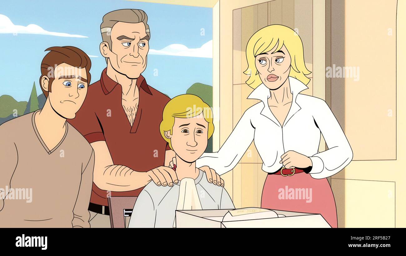 CAPTAIN FALL, from left: Tanner Fall (voice: Adam Devine), Blake Fall ...