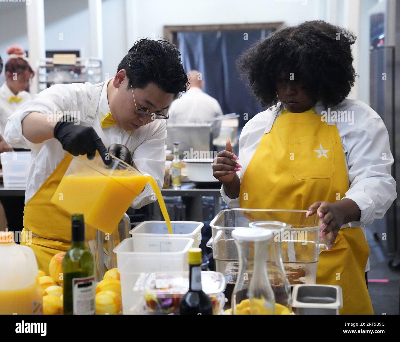 GORDON RAMSAY'S FOOD STARS, from left: contestants Luther Chen, Chanel ...