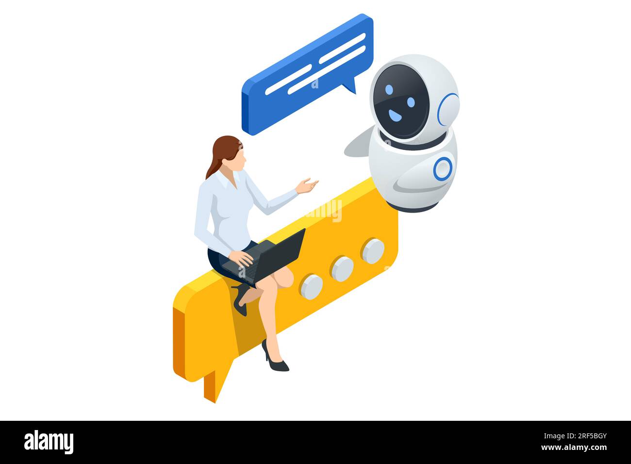 Isometric Artificial Intelligence Knowledge Expertise Intelligence Learn Internet Connect 