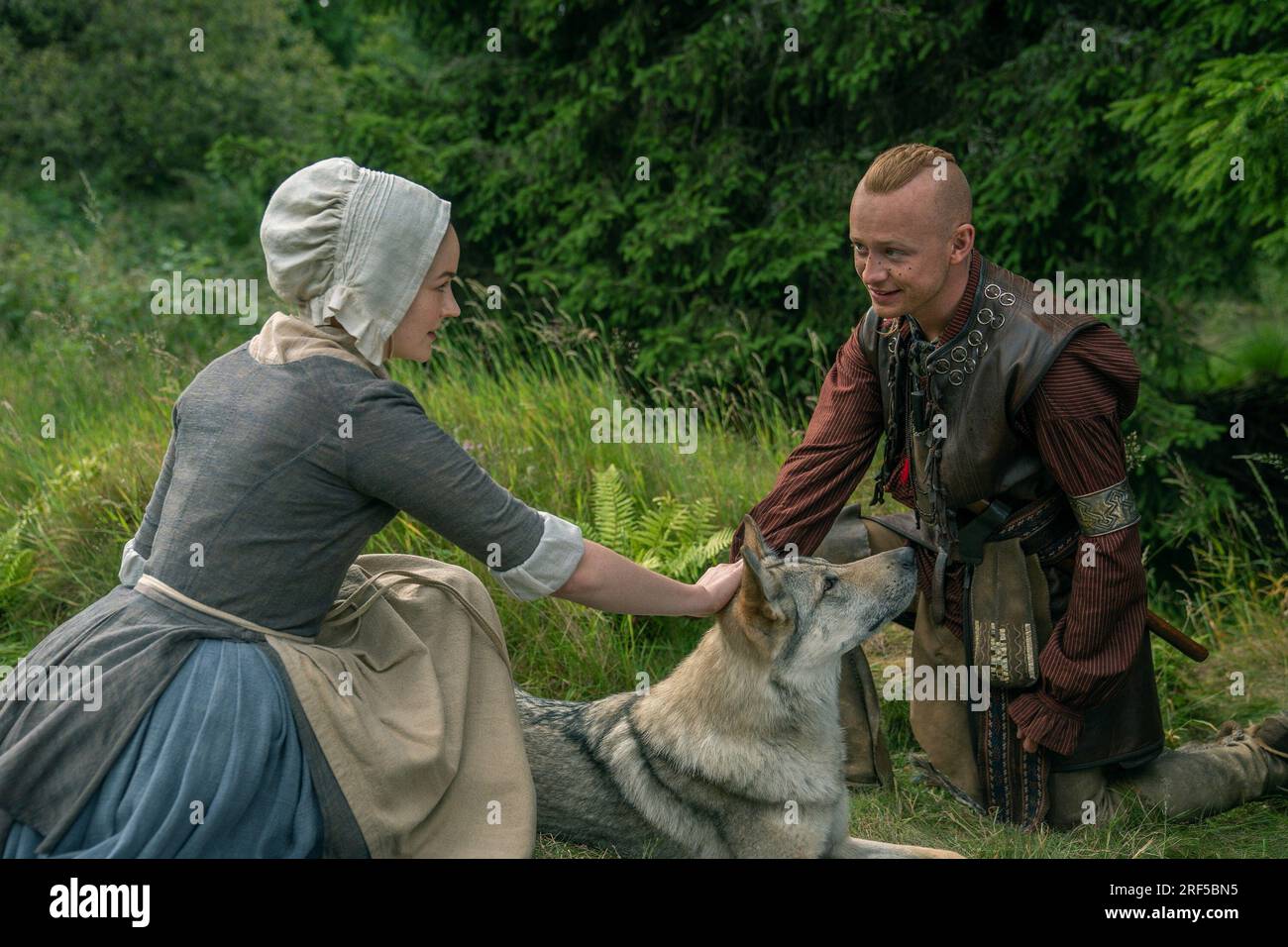 OUTLANDER, from left: Izzy Meikle-Small, John Bell, Where the Waters ...
