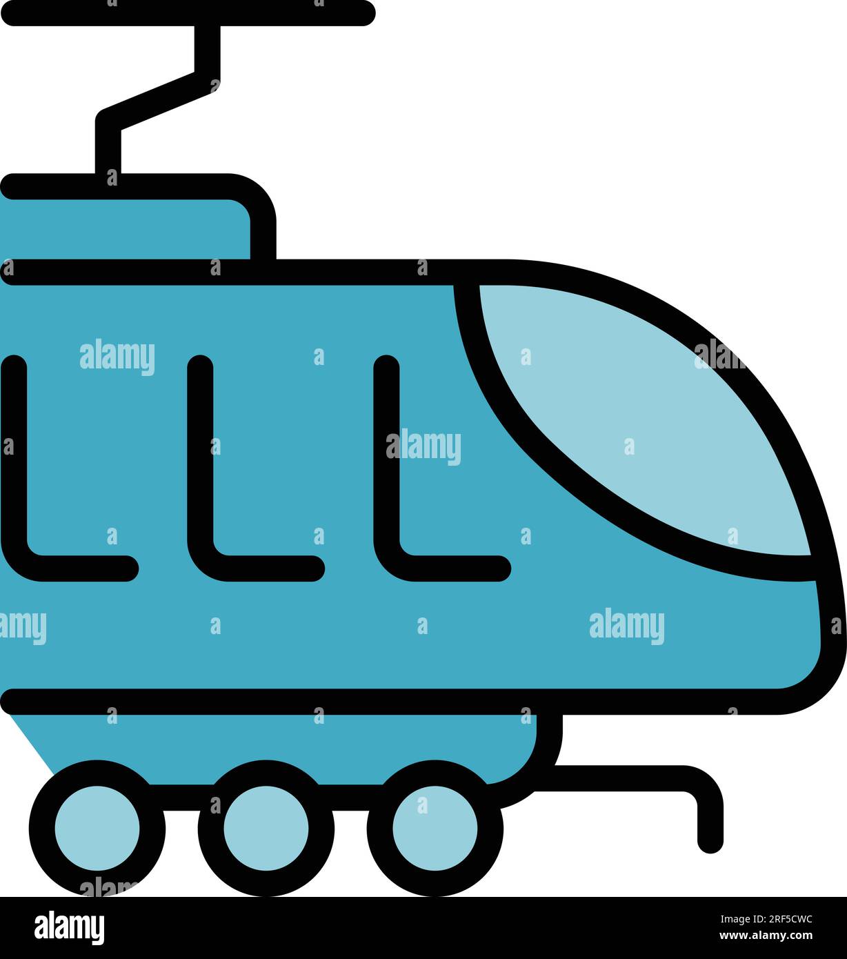 Speed train icon outline vector. Road track. Railway traffic color flat ...