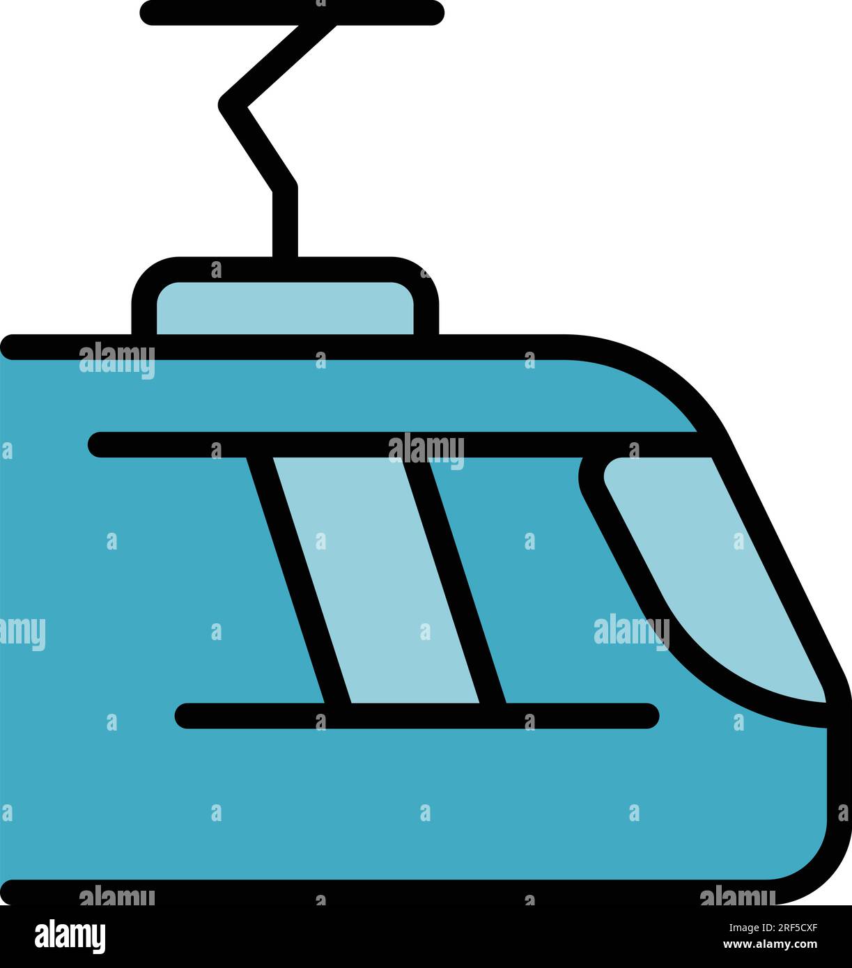 Electric train icon outline vector. Rail road. Signal traffic color ...