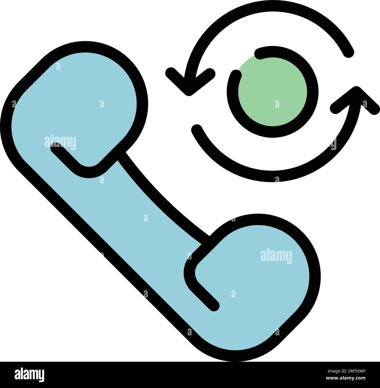 Telephone call support icon outline vector. Customer chat. Center help ...