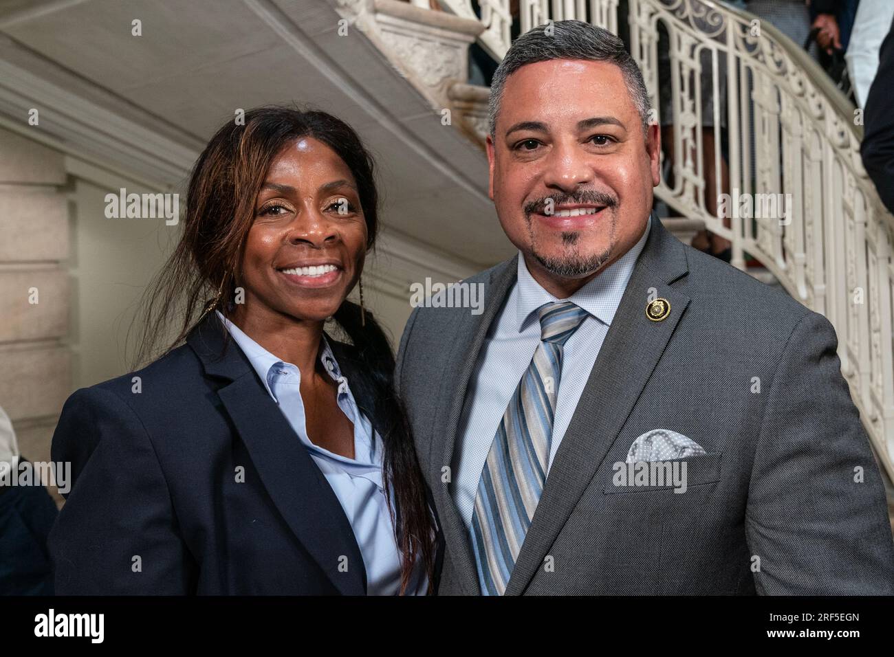 Police First Deputy Commissioner Tania Kinsella and Police Commissioner ...
