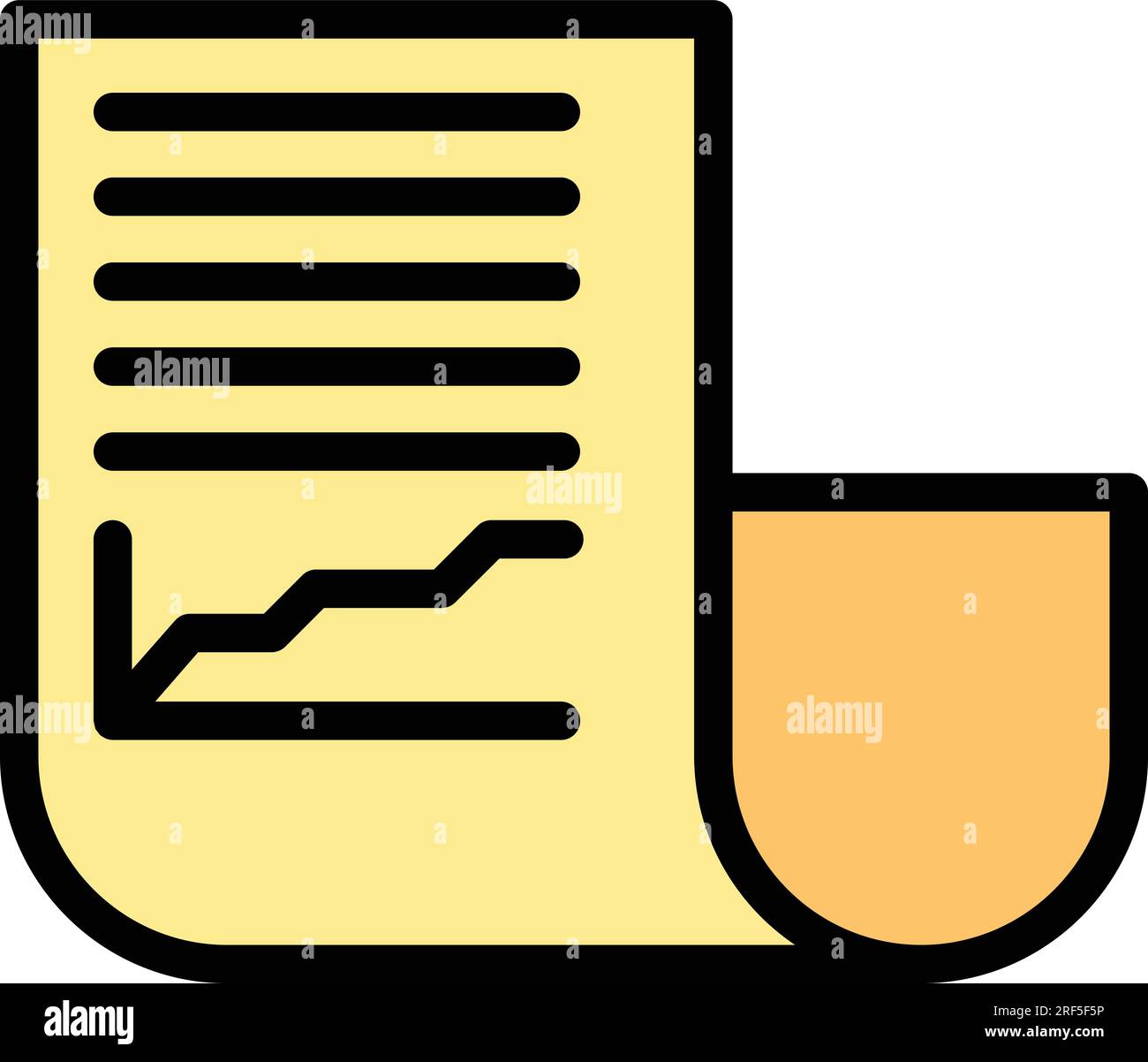 Benchmark page icon outline vector. Compare improvement. Leader best ...