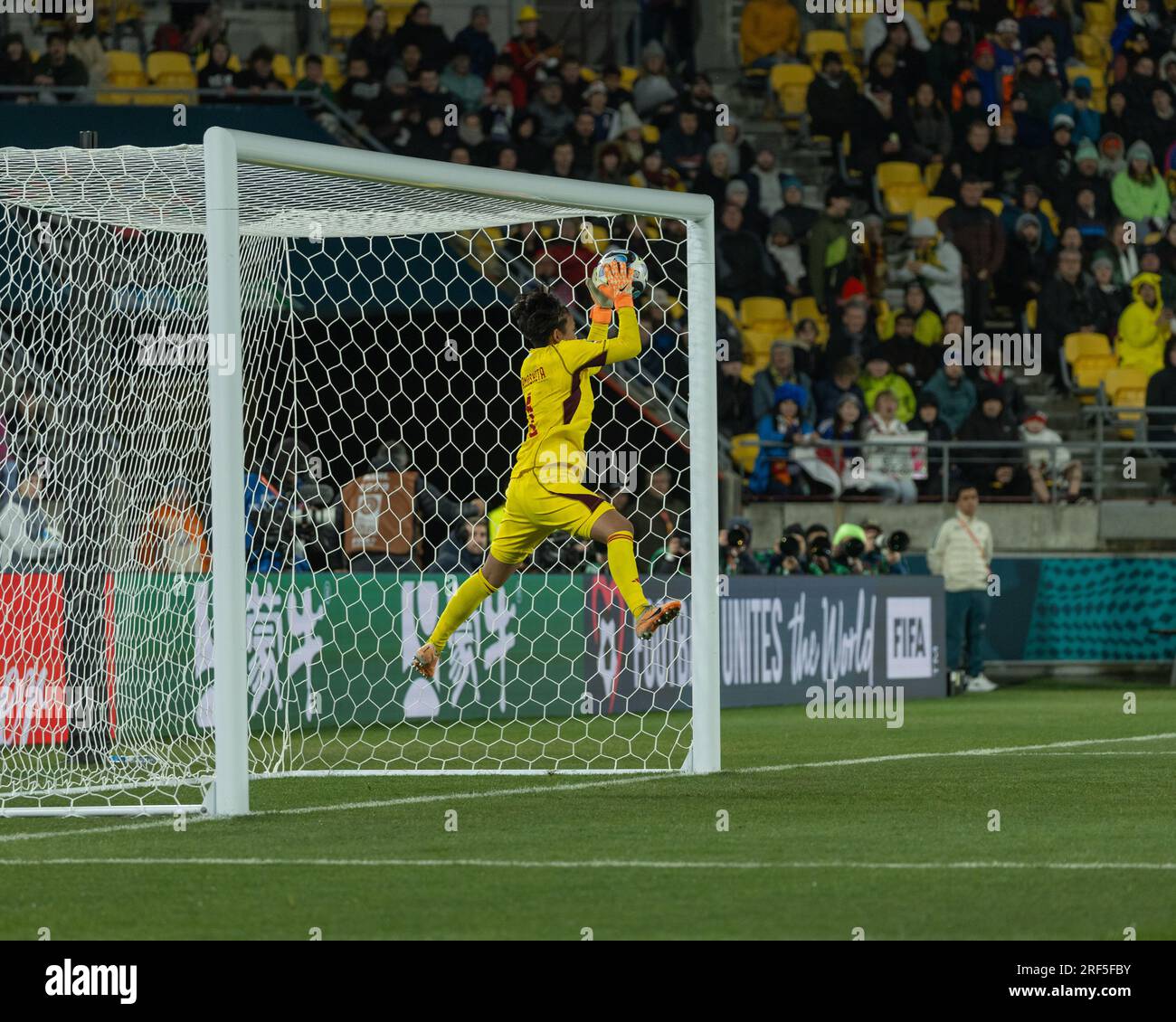 Wellington, New Zealand. 31st July, 2023. Japanese goalkeeper Ayaka ...