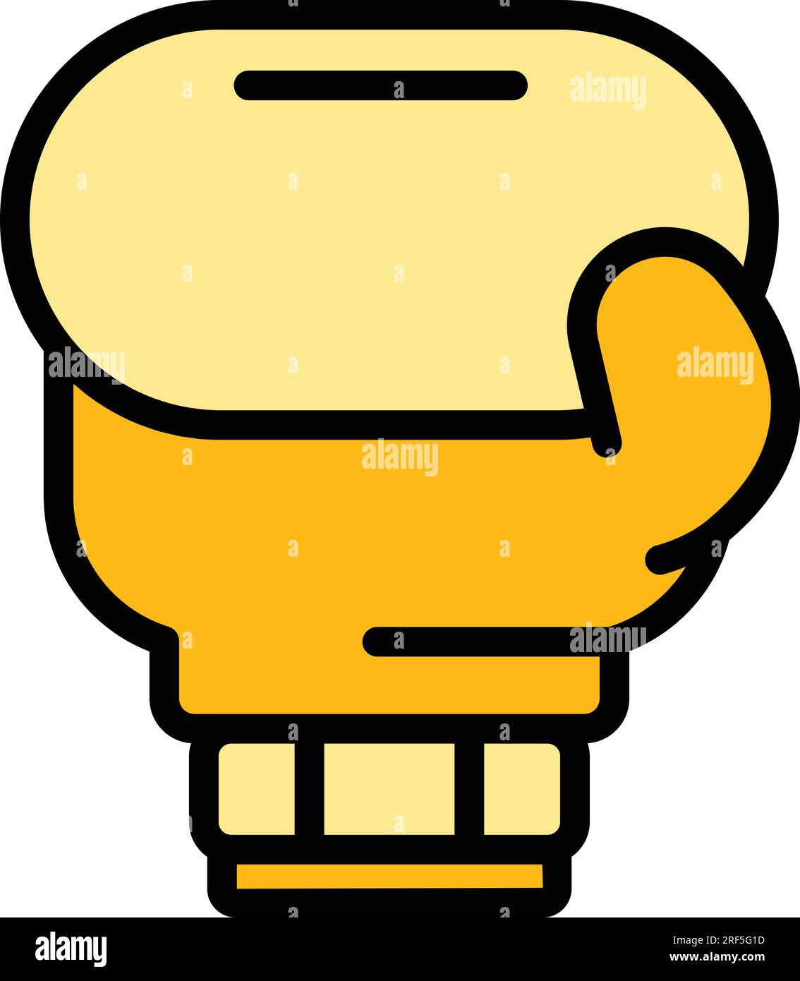Box gloves icon outline vector. Fight glove. Sport punch color flat ...
