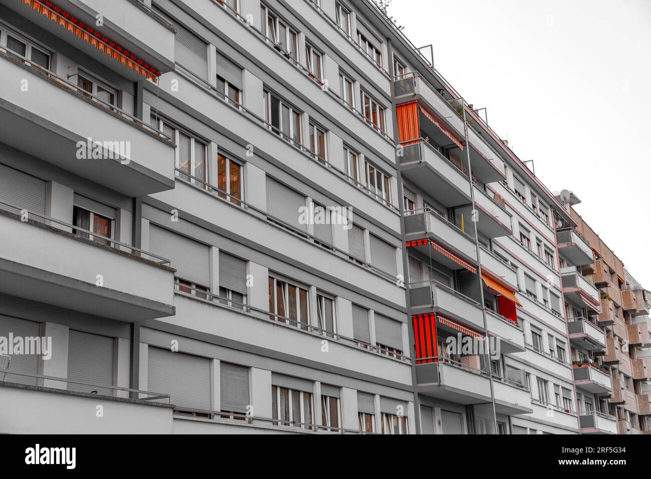 Modern architecture and street view in Geneva, Switzerland Stock Photo ...