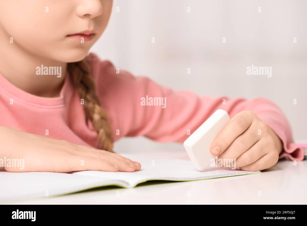 Using an eraser hi-res stock photography and images - Alamy