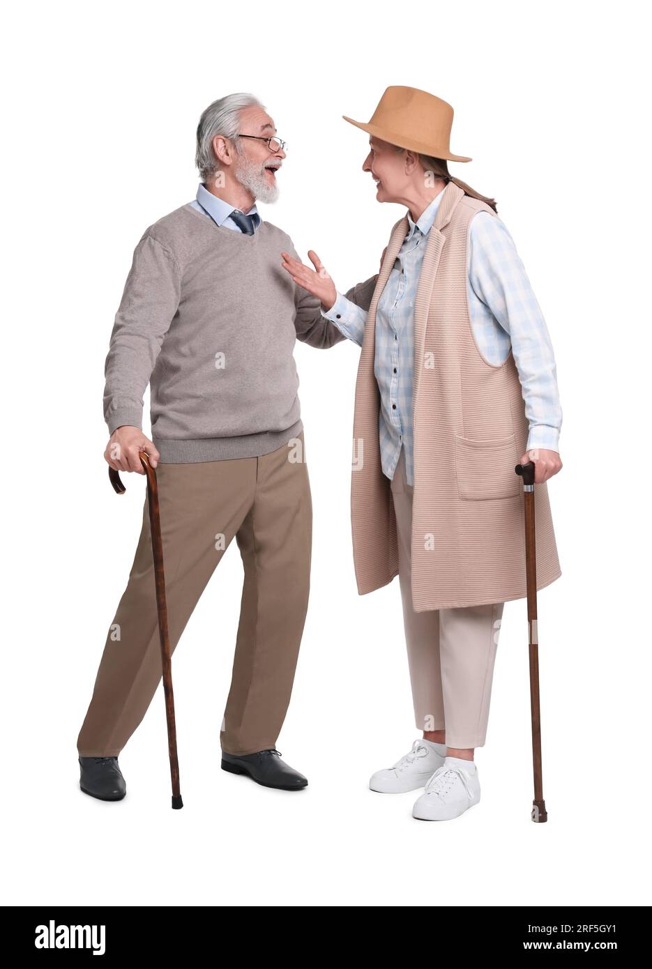 Senior caucasian man smiling talking Cut Out Stock Images & Pictures ...