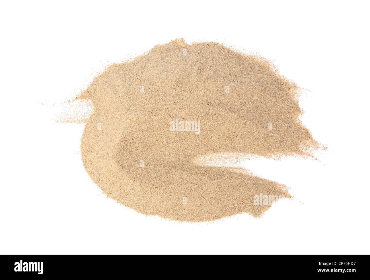 Beautiful dry beach sand isolated on white Stock Photo - Alamy