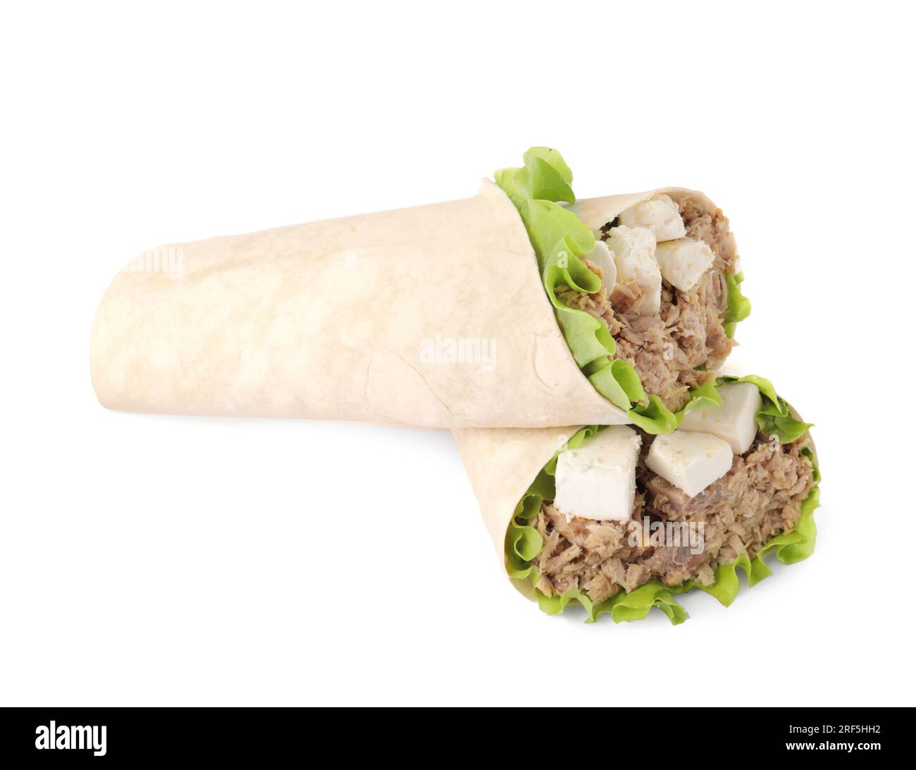 Wrap tortilla feta Cut Out Stock Images & Pictures - Alamy