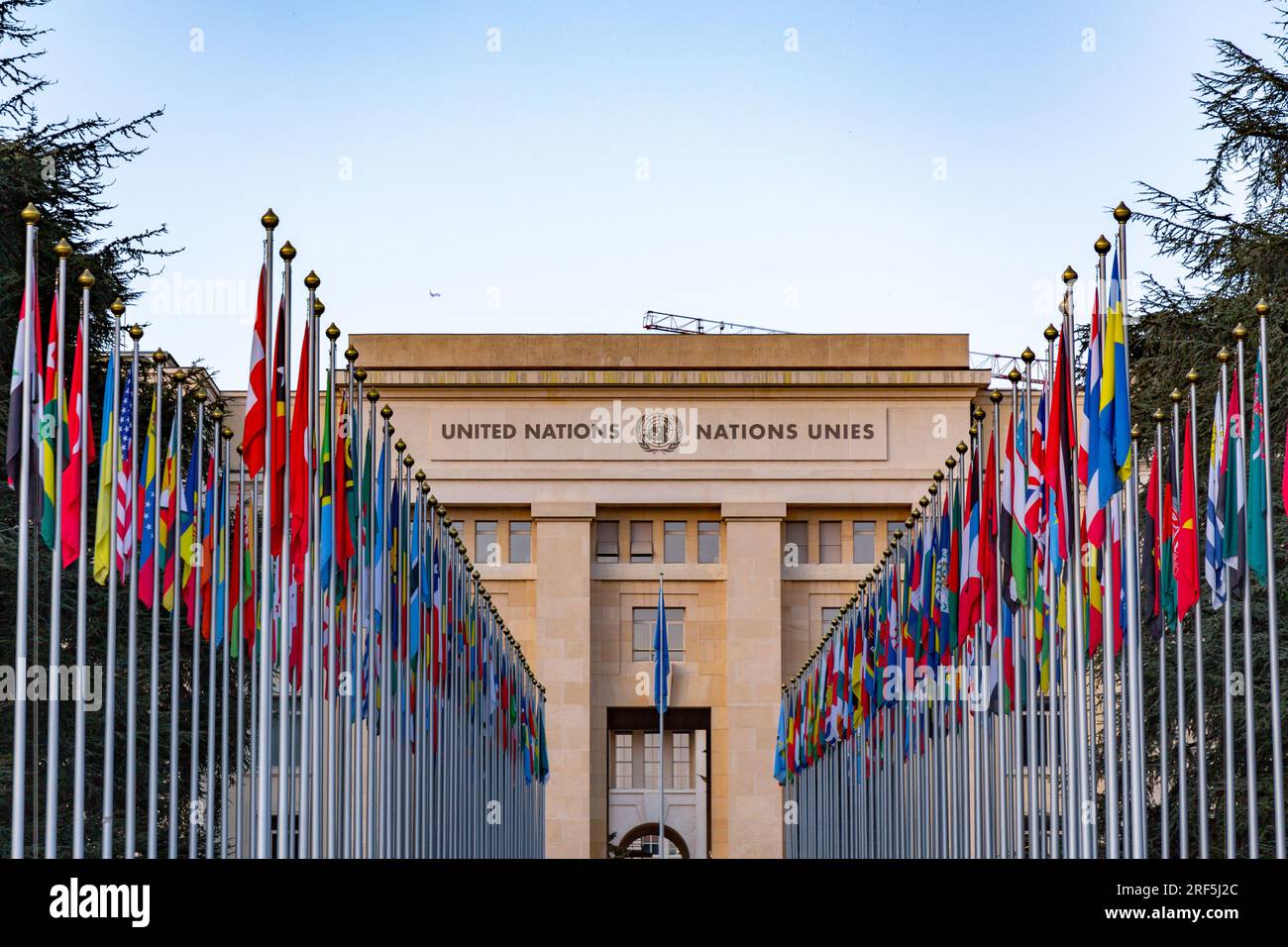 Geneva, Switzerland - 25 March 2022: The United Nations Office at ...