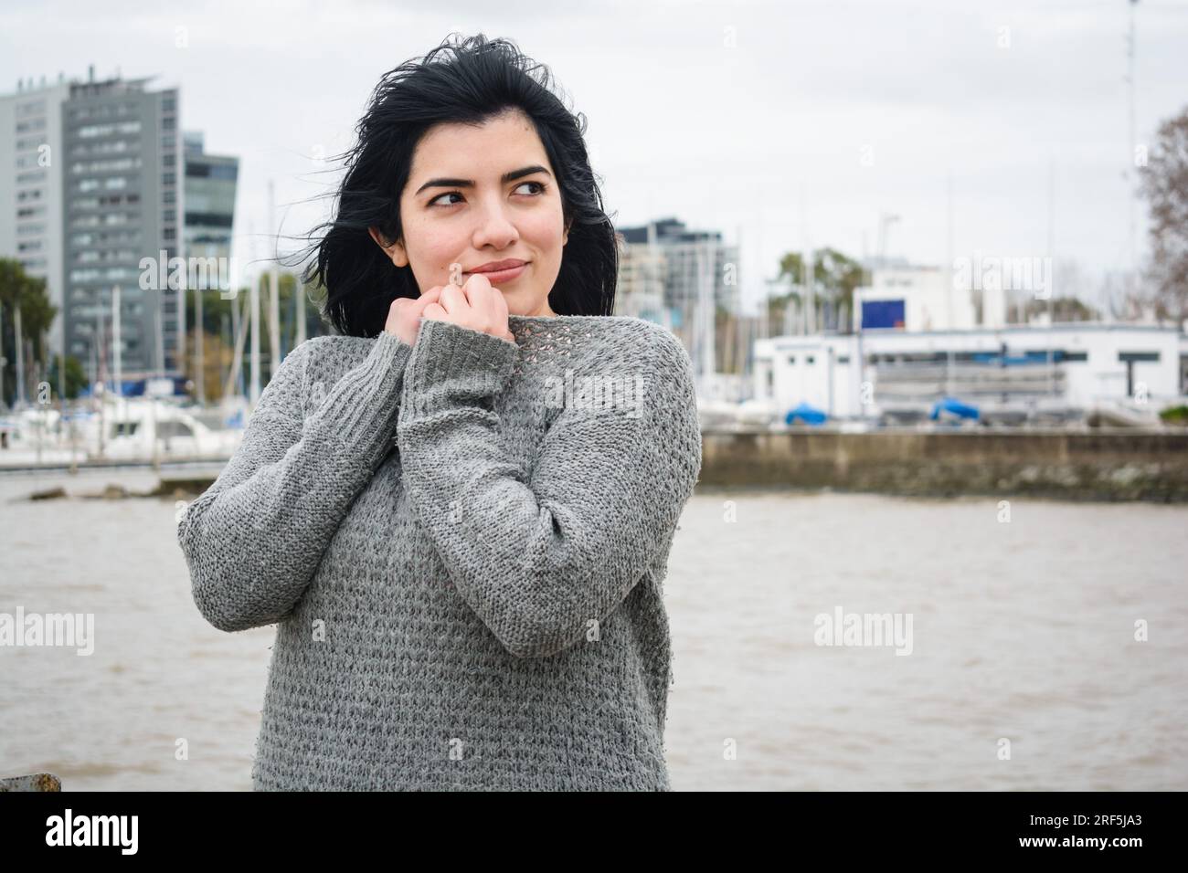 Curled up person hi-res stock photography and images - Alamy