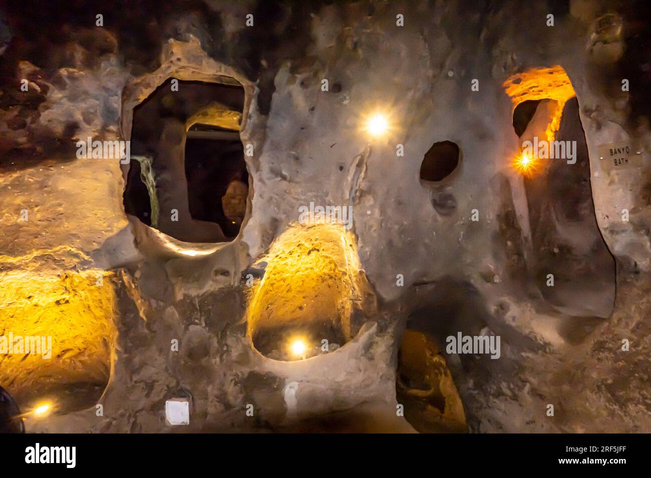 Derinkuyu Underground City Cappadocia Turkey Stock Photo - Alamy