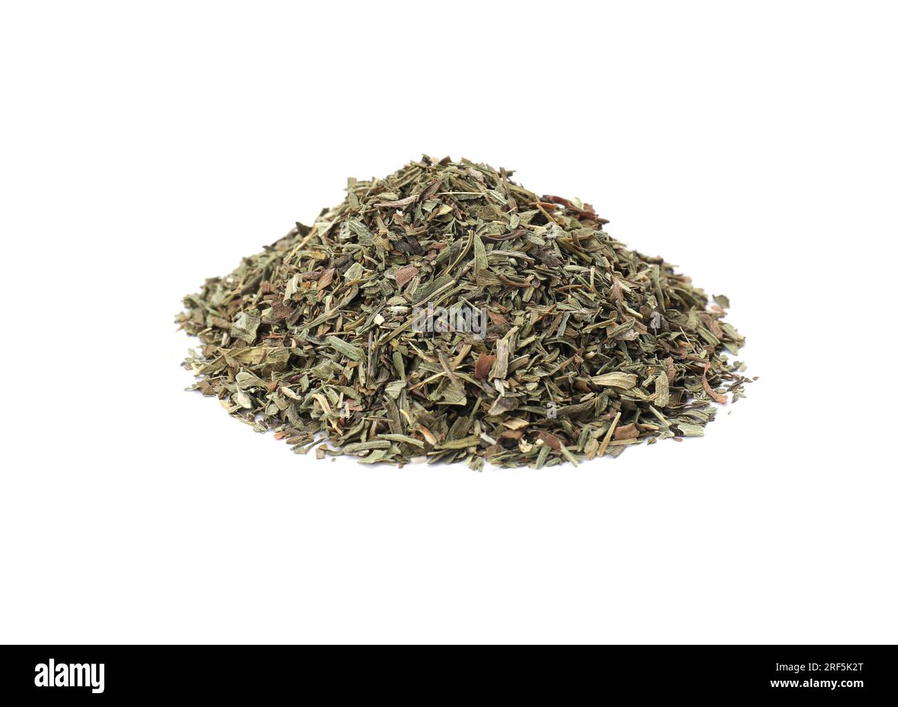 Pile of dry tarragon isolated on white Stock Photo - Alamy