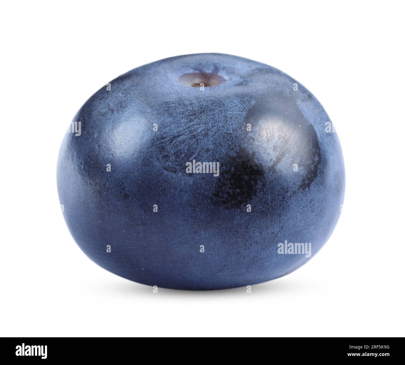 One ripe tasty blueberry isolated on white Stock Photo - Alamy