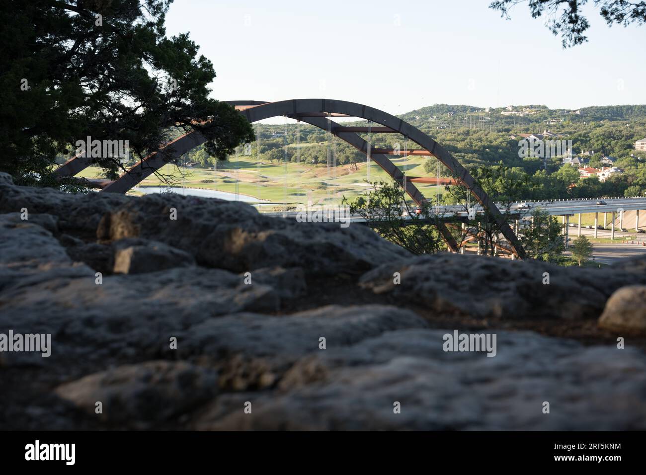 360 Bridge in Austin Texas Stock Photo - Alamy
