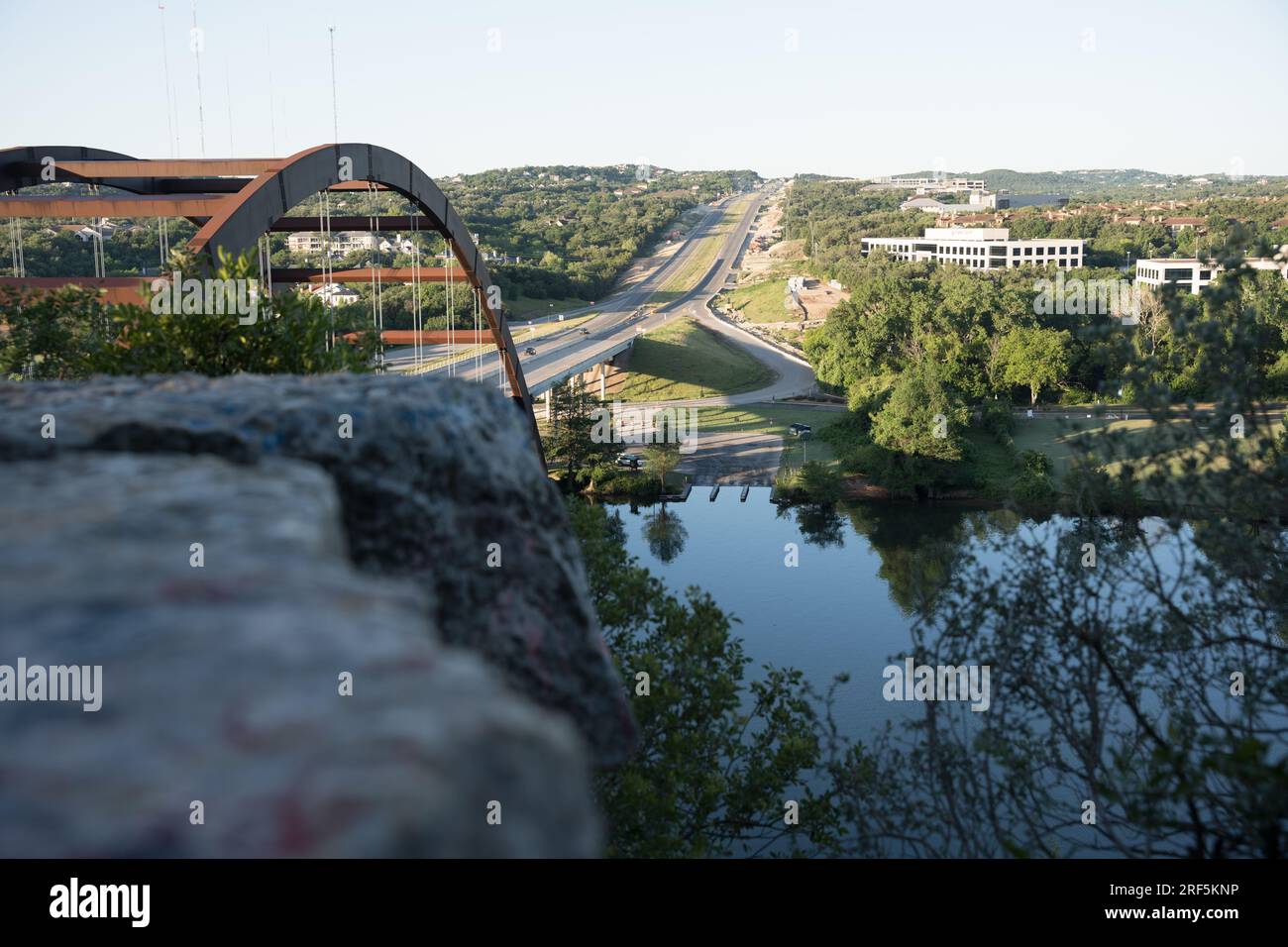 360 Bridge in Austin Texas Stock Photo - Alamy
