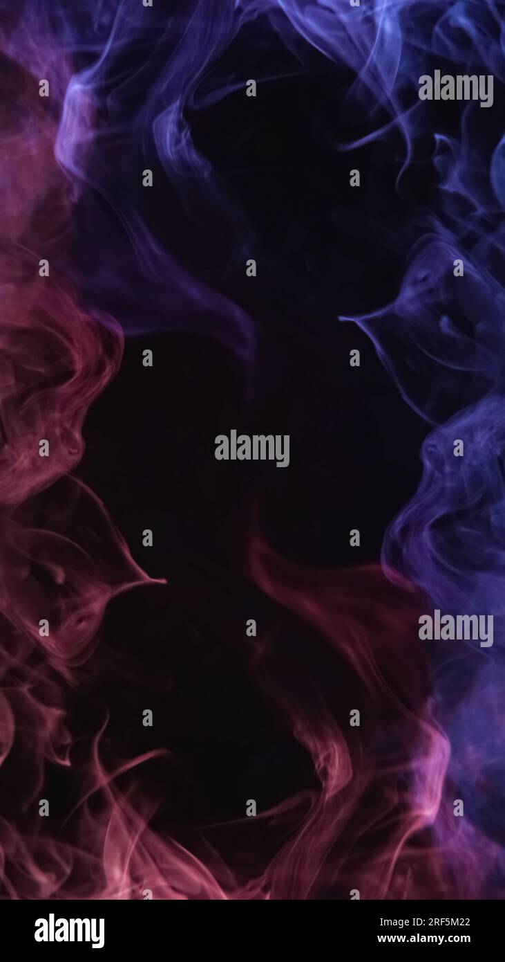 Smoke fractal neon vapor mist frame cloud texture Stock Photo - Alamy