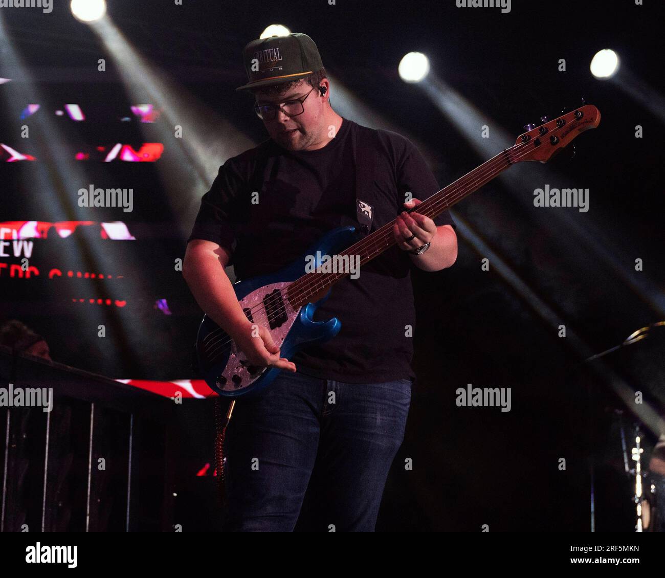 Columbus, Ohio, United States. 31st July, 2023. Casting Crowns bassist ...