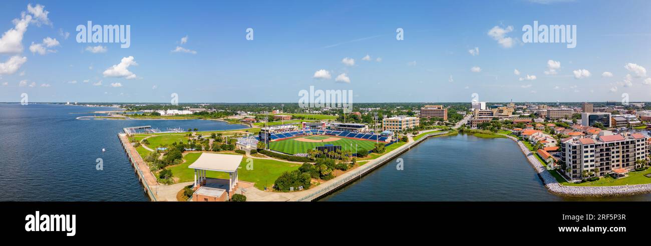Pensacola, FL, USA - July 21, 2023: Blue Wahoos Stadium and Admiral ...