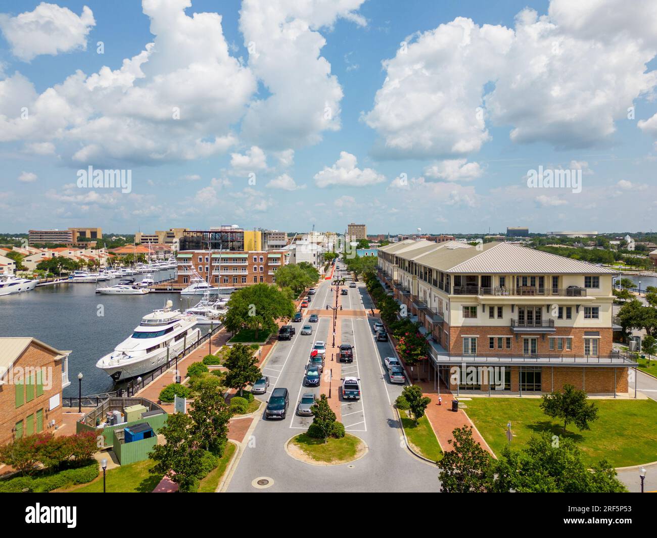 South Palafox Street marina and Residences Downtown Pensacola Florida ...