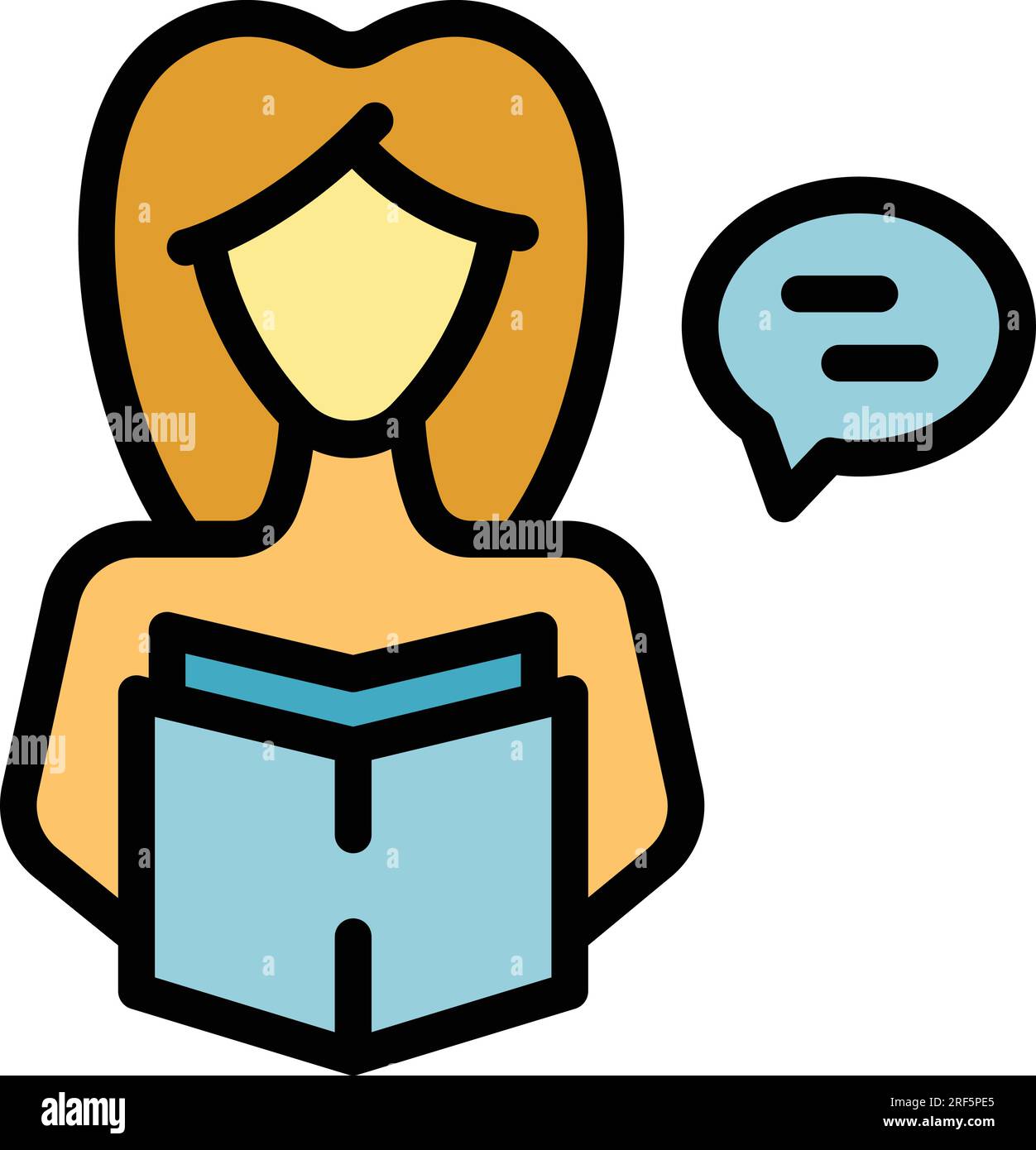 Teacher read kindergarten class story Cut Out Stock Images & Pictures - Alamy