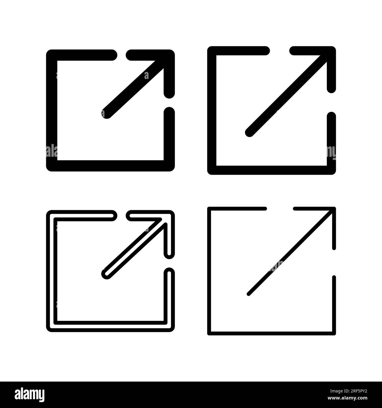 External link icon vector. hyperlink chain symbol. download, share ...