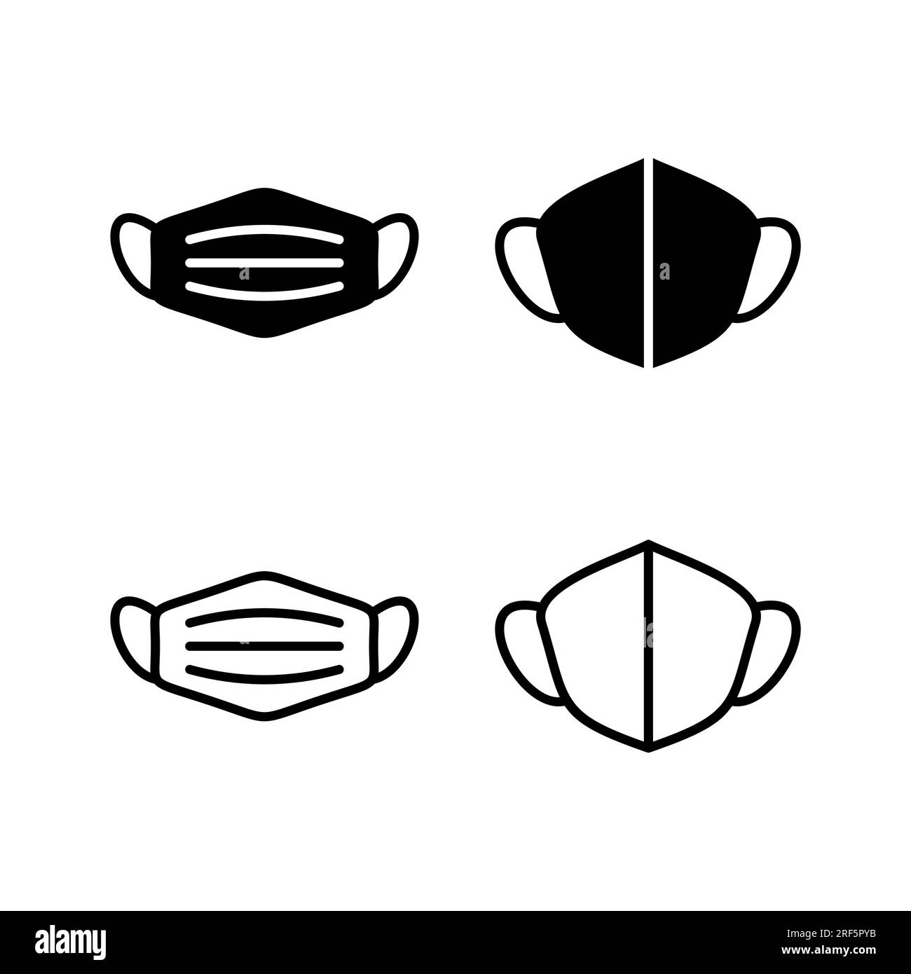 Face mask icon vector. medical Face Mask icon Stock Vector Image & Art ...