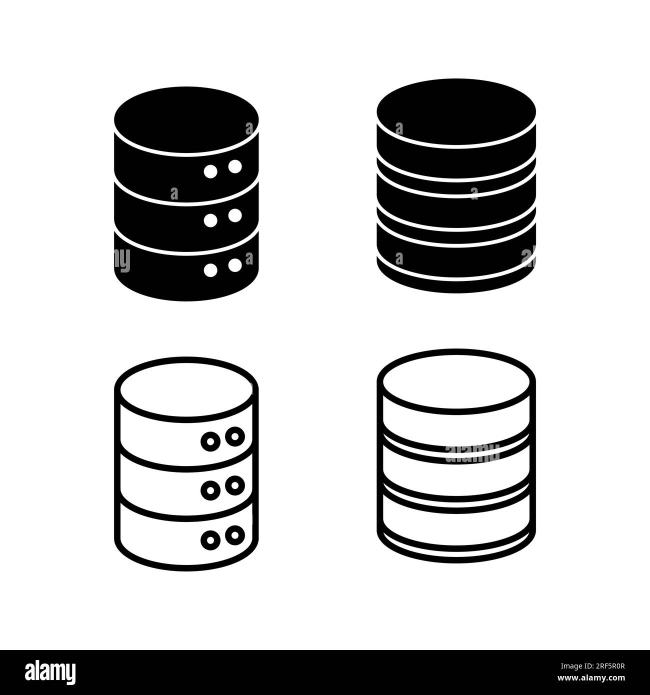 Database Icon Vector Server Icon Storage Stock Vector Image And Art Alamy