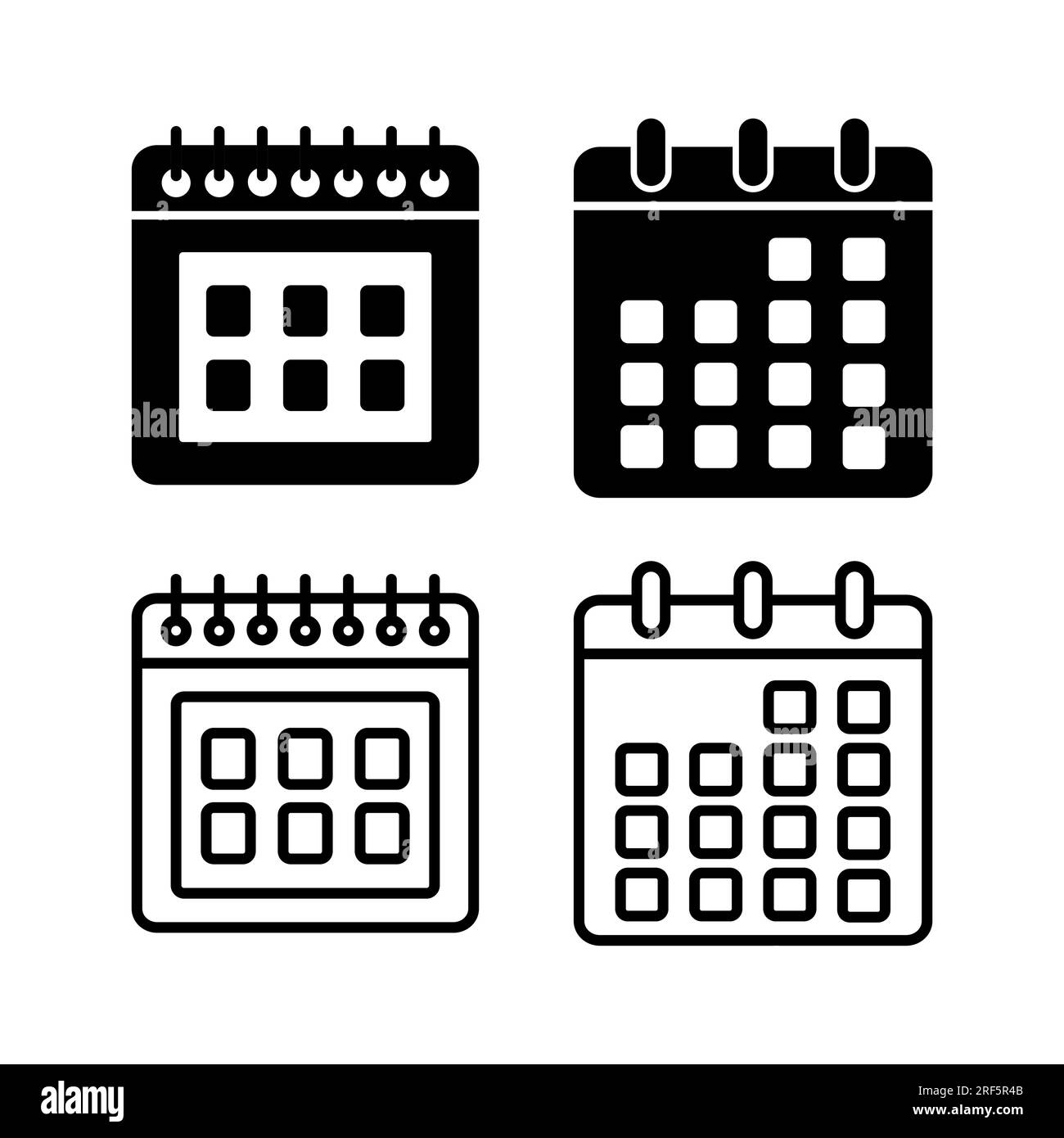 calendar icon vector. Calender symbol Stock Vector Image & Art - Alamy