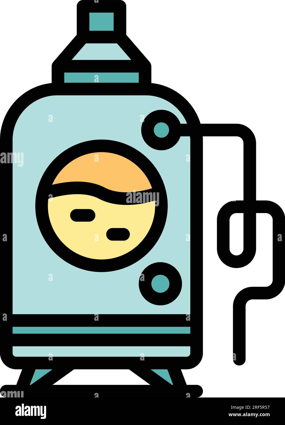 Brewing process icon outline vector. Beer factory. Drink production ...