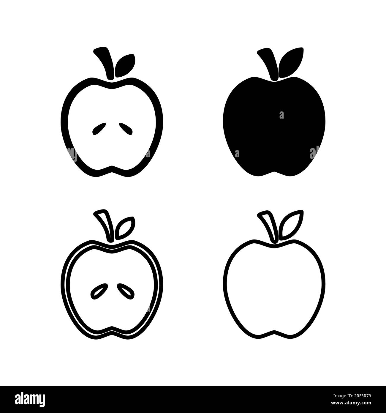 Apple icon vector. apple symbol Stock Vector Image & Art - Alamy