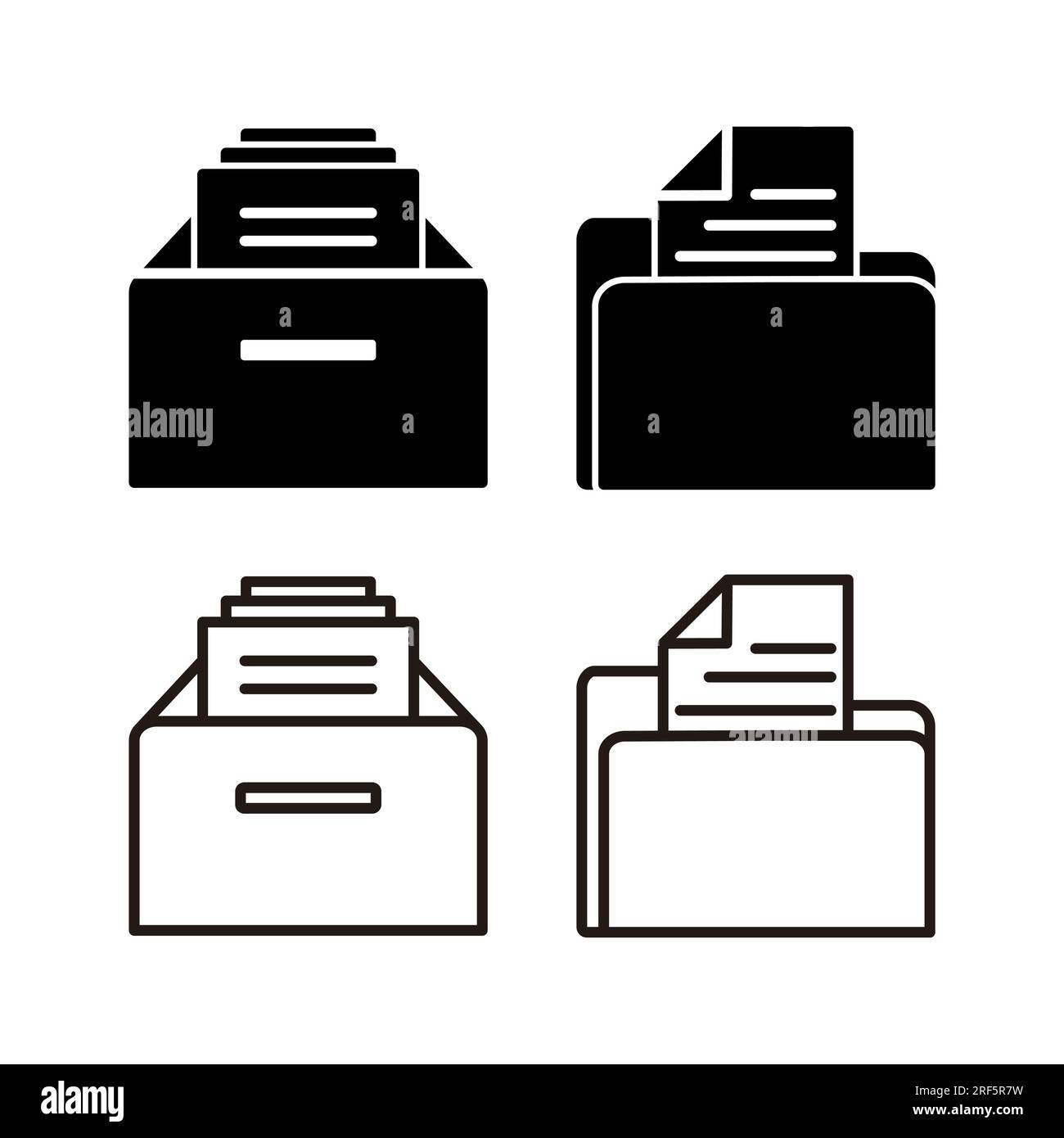 Archive icon vector. archive storage icon vector. folders icon Stock Vector Image & Art - Alamy