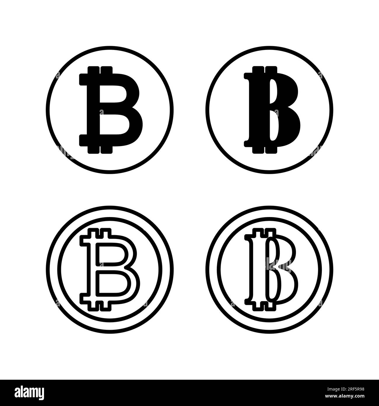 Bitcoin icon vector. payment symbol. Cryptocurrency logo Stock Vector ...