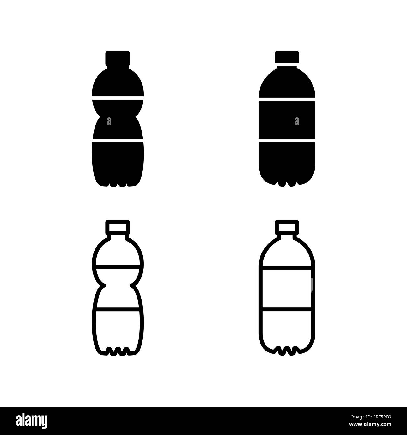 bottle icon vector. bottle icon in trendy flat design Stock Vector ...