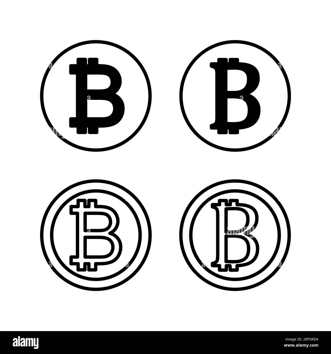 Bitcoin icon vector. payment symbol. Cryptocurrency logo Stock Vector ...