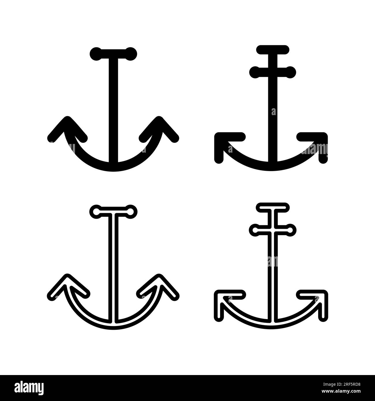 Anchor icon vector. Anchor sign. marine symbol Stock Vector Image & Art ...