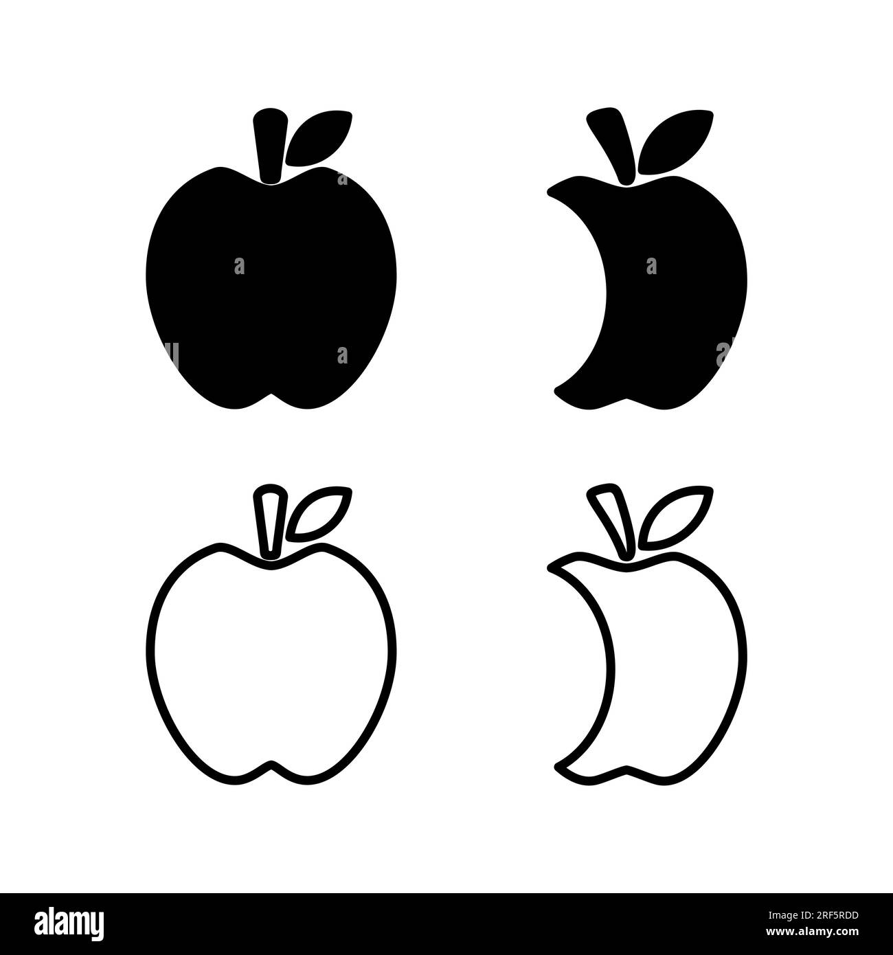 Apple icon vector. apple symbol Stock Vector Image & Art - Alamy