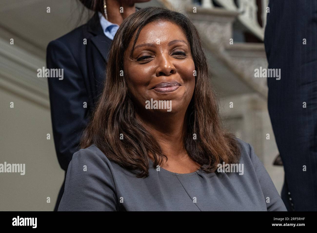 State Attorney General Letitia James Seen At Public Safety Announcement