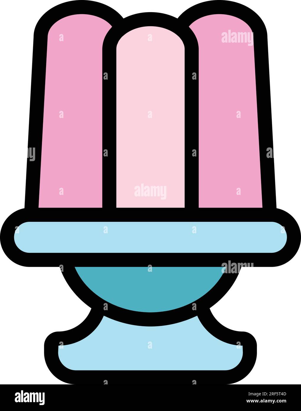 Cola jelly icon outline vector. Shiny dessert. Sweet fruit color flat ...