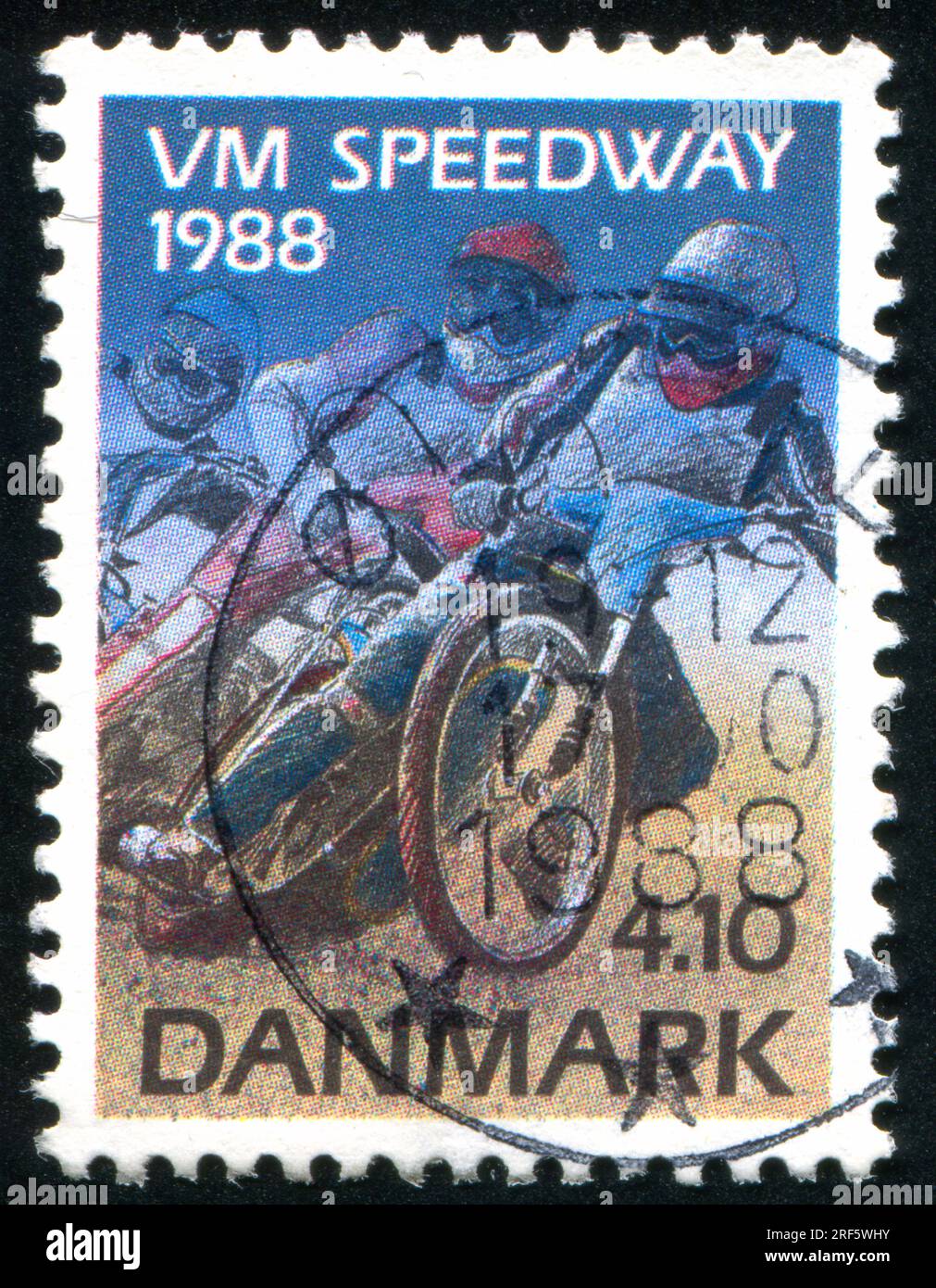 DENMARK - CIRCA 1988: stamp printed by Denmark, shows Individual ...