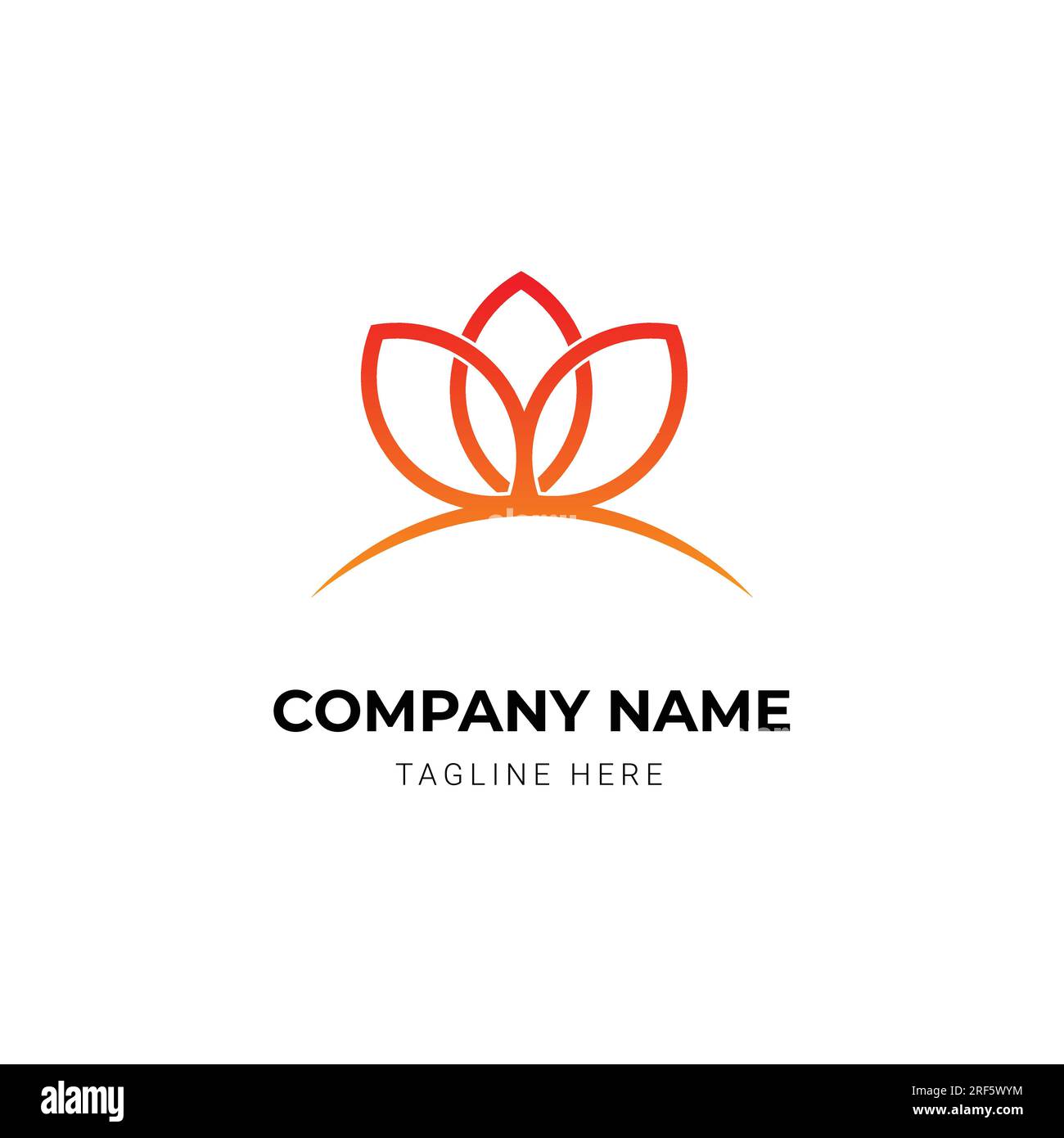 Organic identity design template Stock Vector Images - Alamy